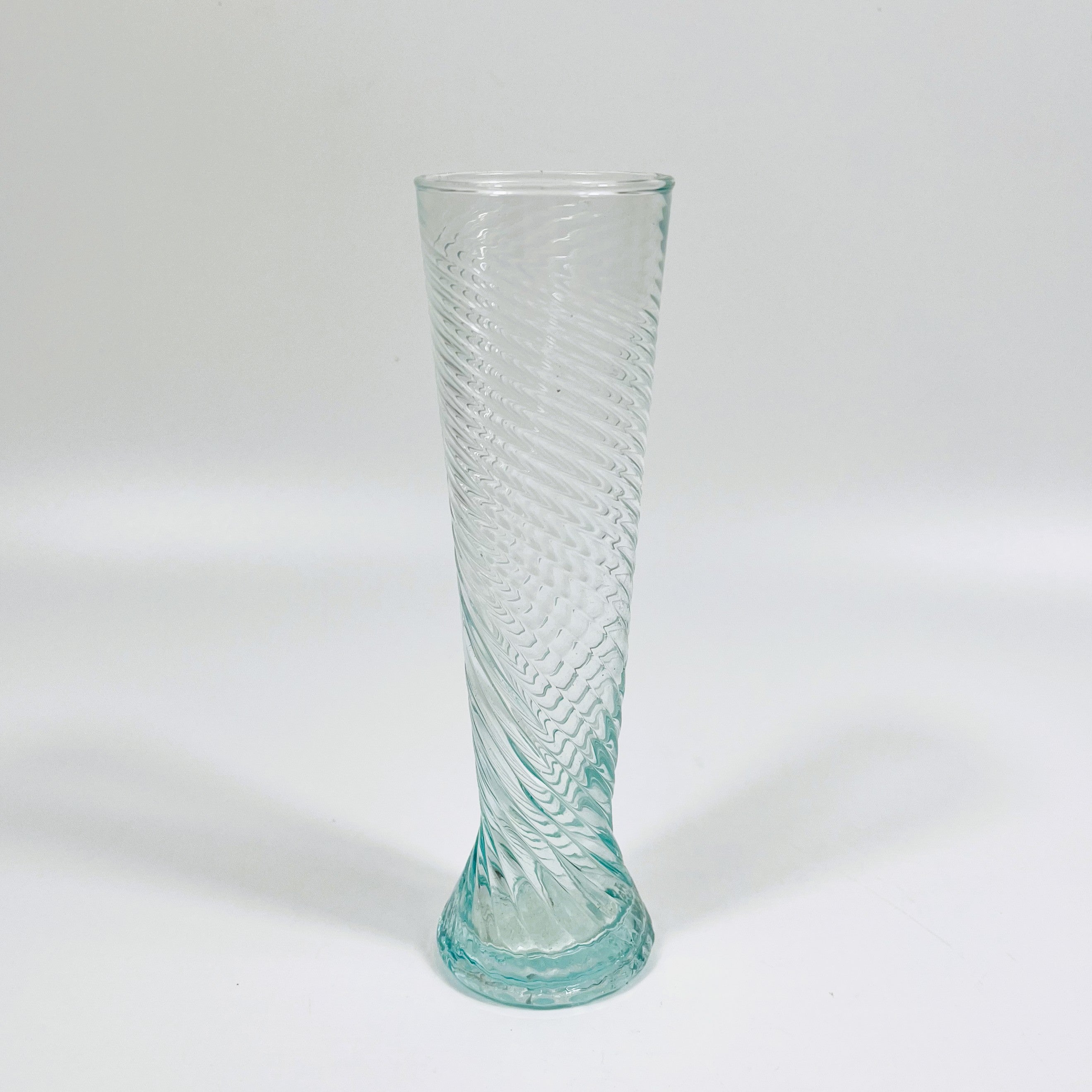 Moroccan Handmade Recycled Glass Twist Flute 200ml – Jarapa
